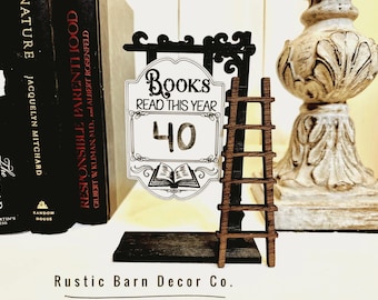 Books Read This Year Counter - Etsy