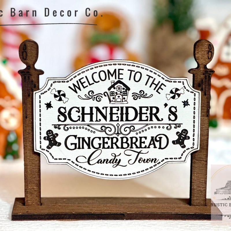 Gingerbread Village - Etsy