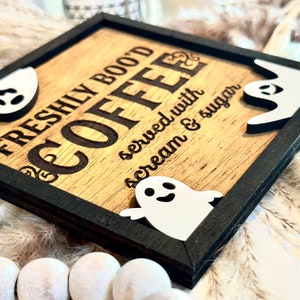 Coffee Bar Sign | Freshly Boo’d Coffee Sign | Halloween Coffee Bar ...