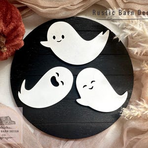 Halloween Tiered Tray Decor | Ghost Decor Farmhouse | Boo Sign | Ghost ...