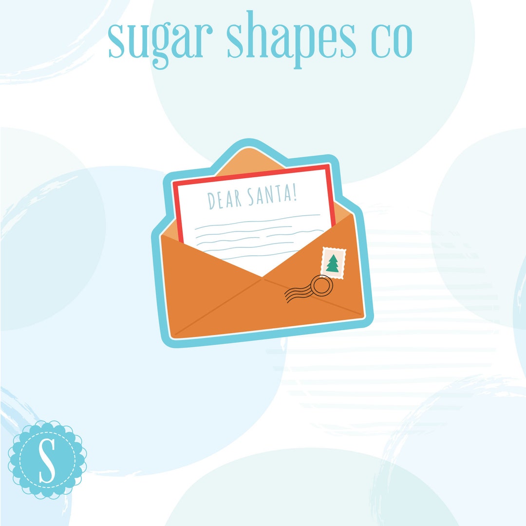 Dear Santa Letter Cutter Fondant Cutter Clay Cutter - Etsy