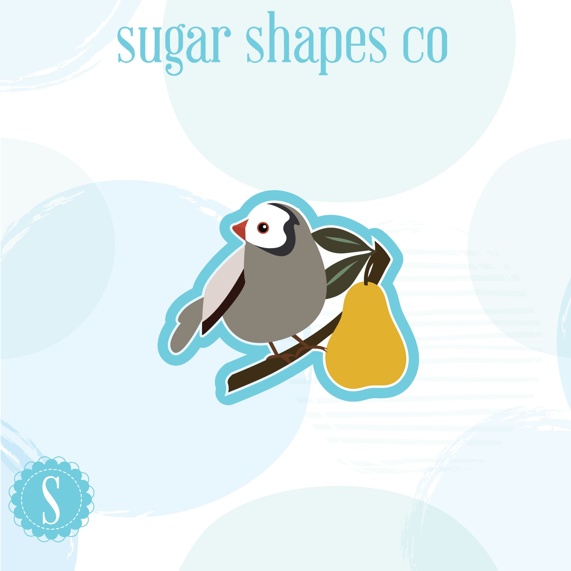 Partridge in a Pear Tree Cookie Cutter, Fondant Cutter, Clay Cutter - Etsy