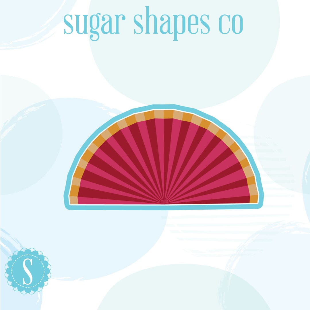 Fan Cookie Cutter Fondant Cutter Clay Cutter - Etsy