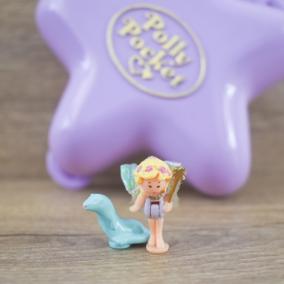 Vintage Polly Pocket Fairy Fantasy Complete With Blue Otter Bluebird ...
