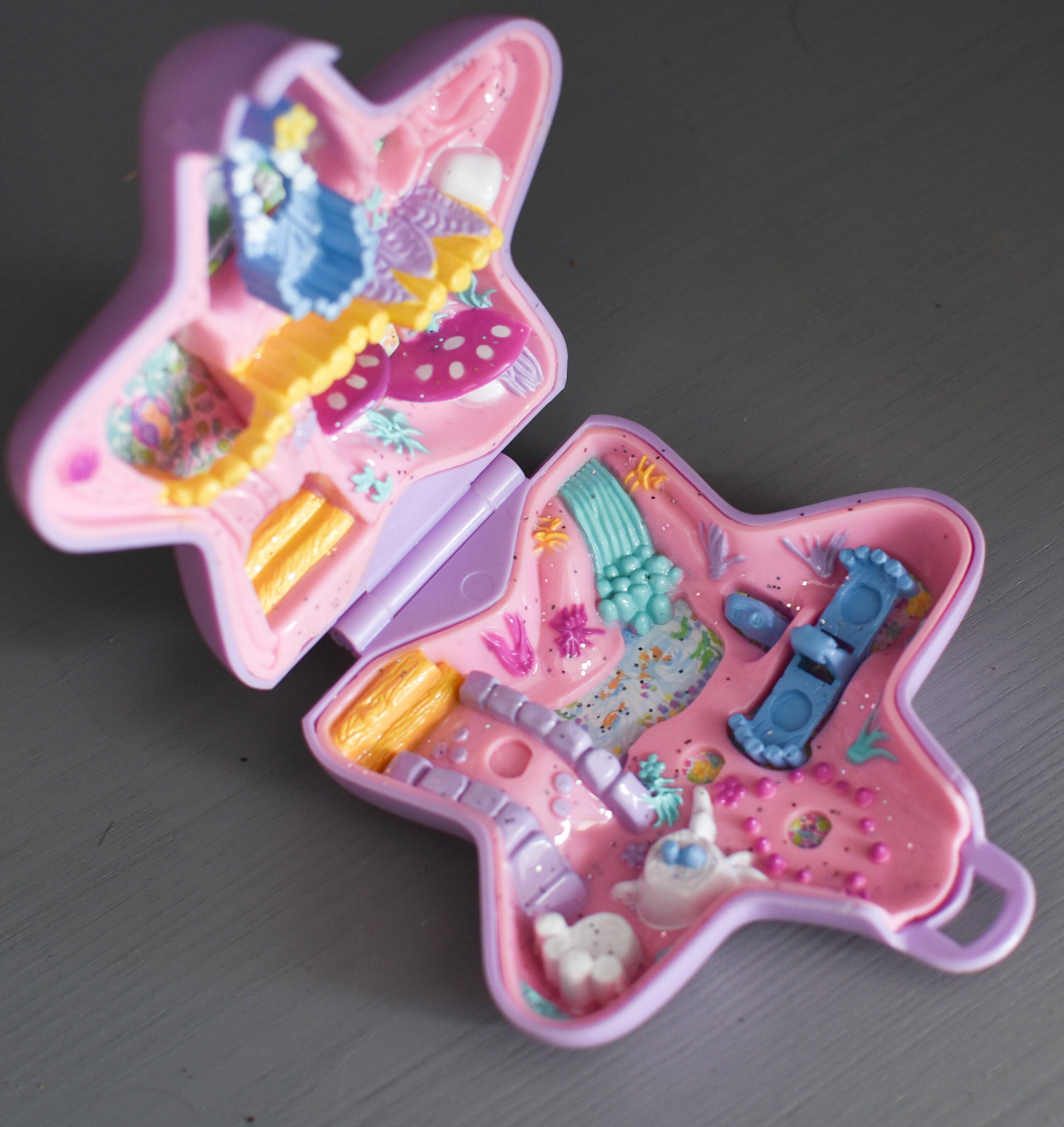 Vintage Polly Pocket Fairy Fantasy Complete With Blue Otter | Etsy