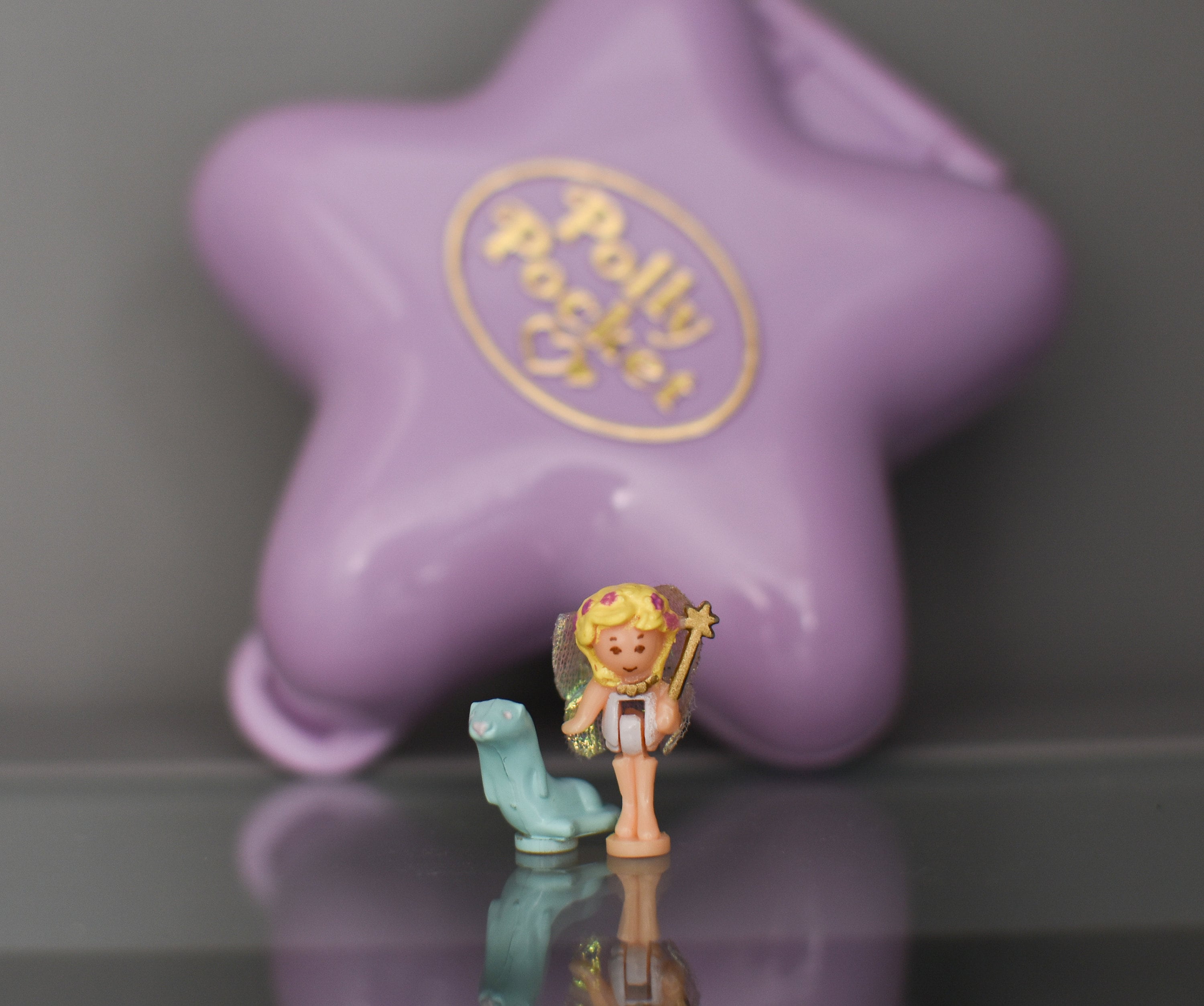 Vintage Polly Pocket Fairy Fantasy Complete With Blue Otter | Etsy