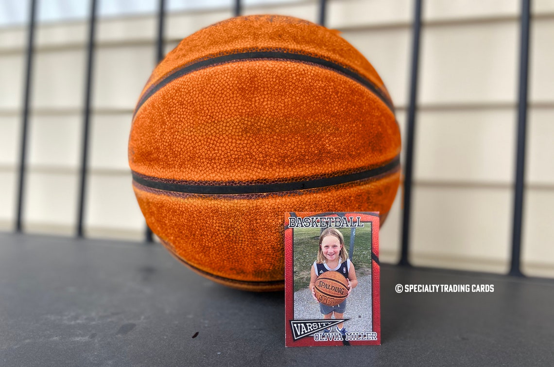 Basketball Trading Card Custom Printed Trading Card | Etsy