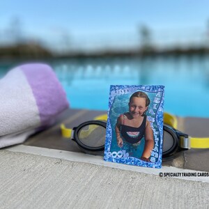 Swimming & Diving Trading Card • Custom Printed Trading Card ...