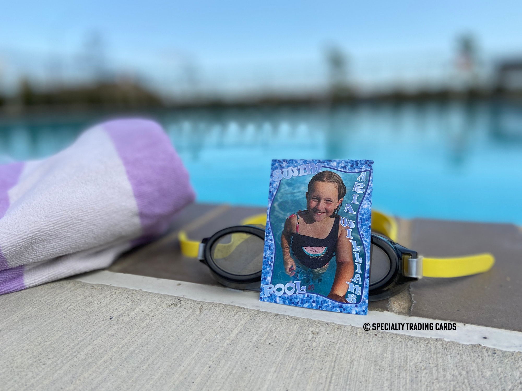 Swimming & Diving Trading Card • Custom Printed Trading Card ...