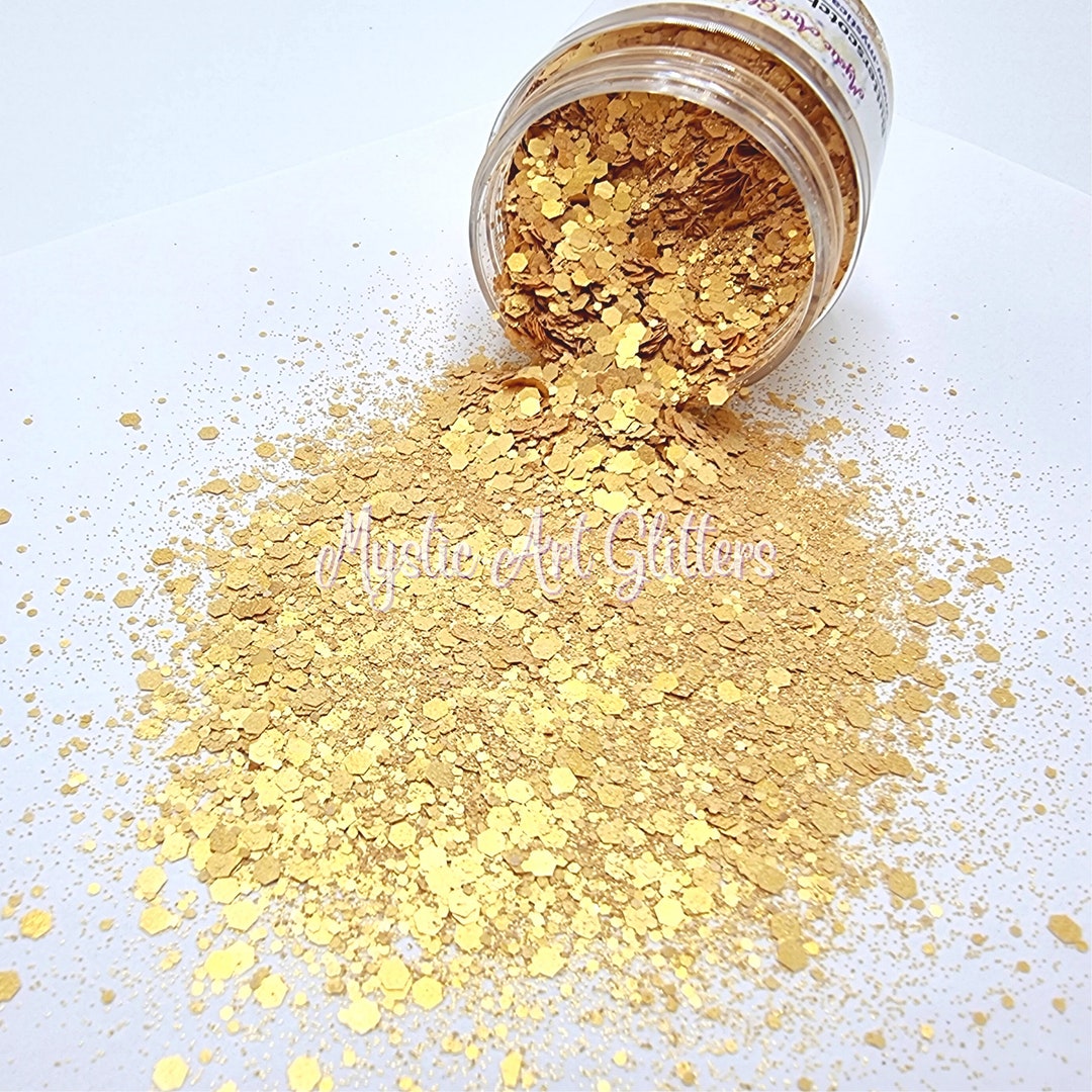 Glitter Mix - Butterscotch | Mixed Size Glitter Ideal for Resin Art ...