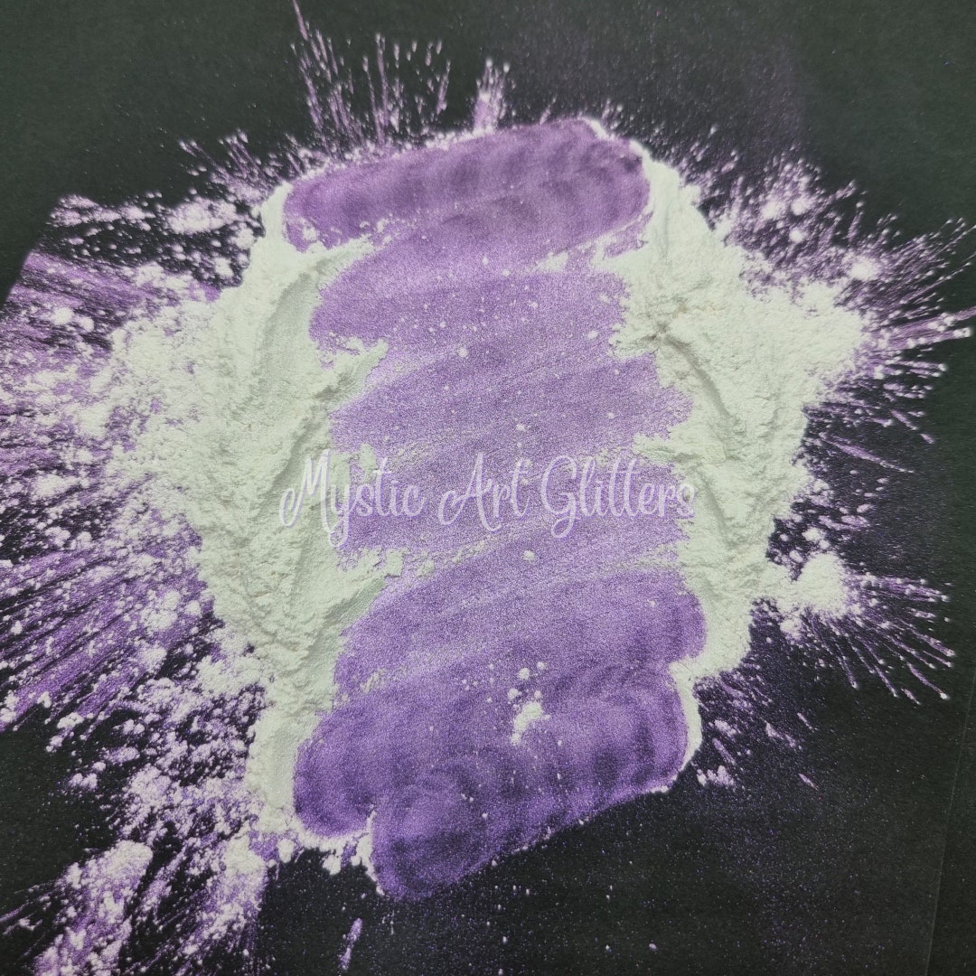 Interference Mica Powder White to Purple | Cosmetics | Crafts | Resin ...