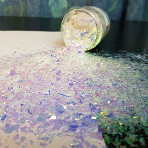 Glitter Mix - Opal Flakes | Iridescent - Opalescent | Resin Art | Slime ...