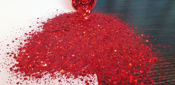 Glitter Mix Red Cherry Berry Large Chunky Glitter Resin | Etsy Australia