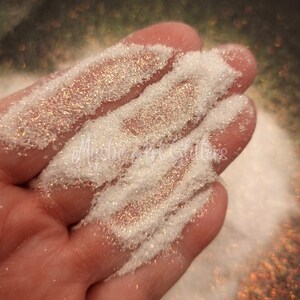 Biodegradable Glitter - White Extra Fine Iridescent Eco Friendly ...