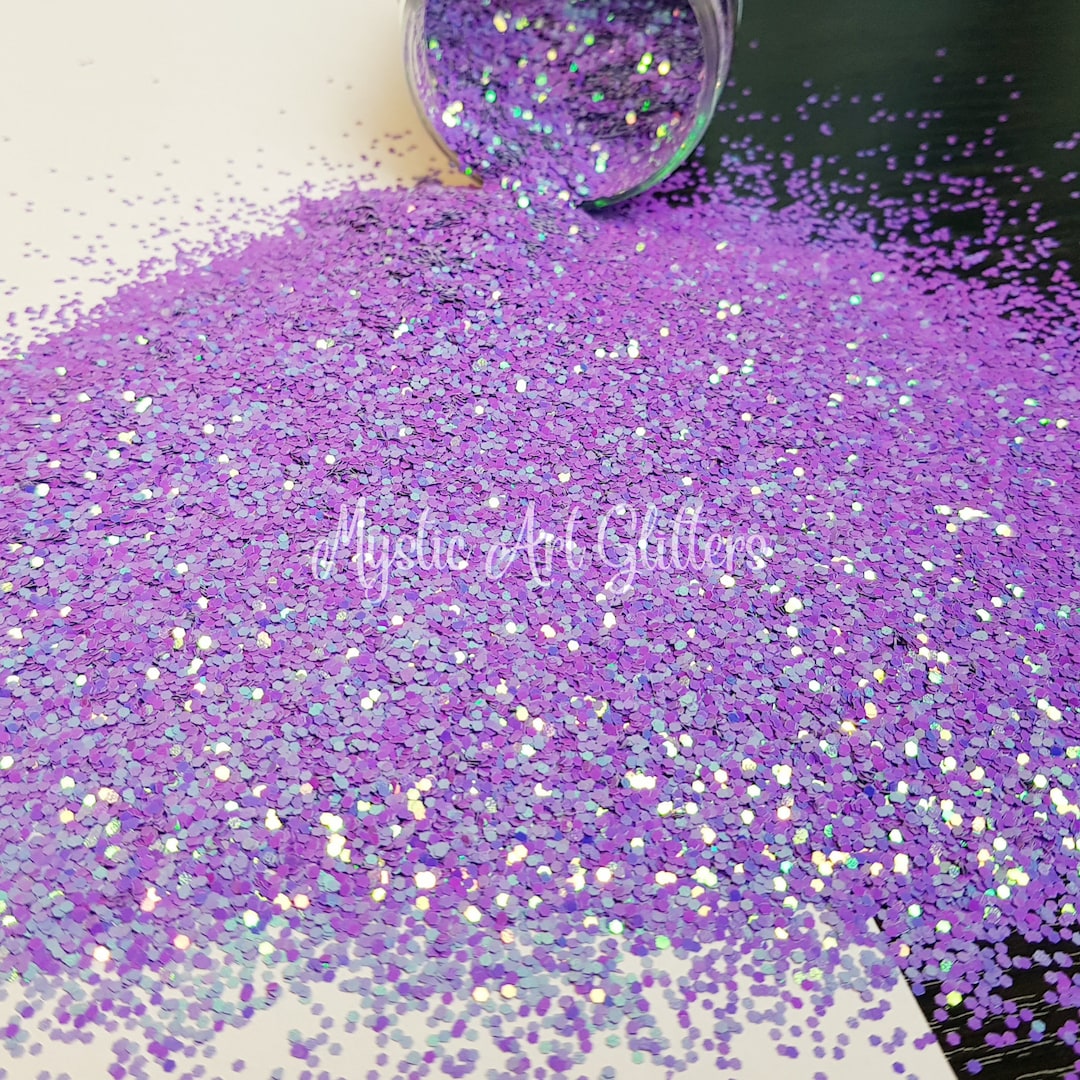 Hubba Bubba Glitter - Purple Color Changing, Medium Hex (1mm) - Etsy