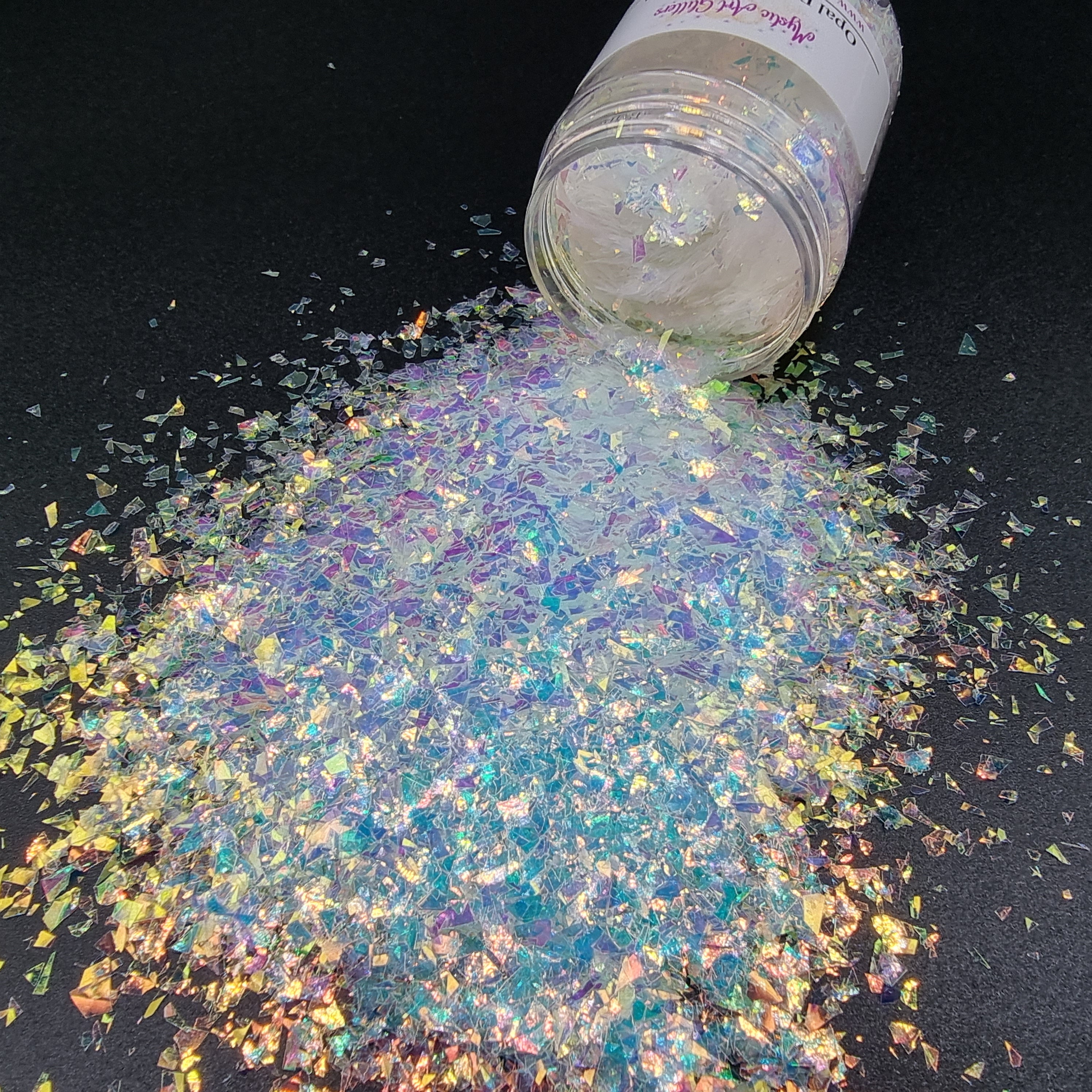 Glitter Mix - Opal Flakes | Iridescent - Opalescent | Resin Art | Slime ...