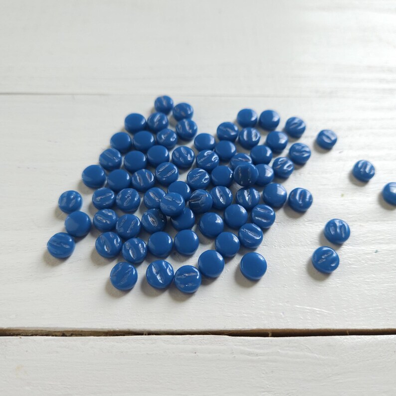 100 Mini Mosaic Tile Dots 8mm, Small Round Tiles, Round Mosaic Tiles ...