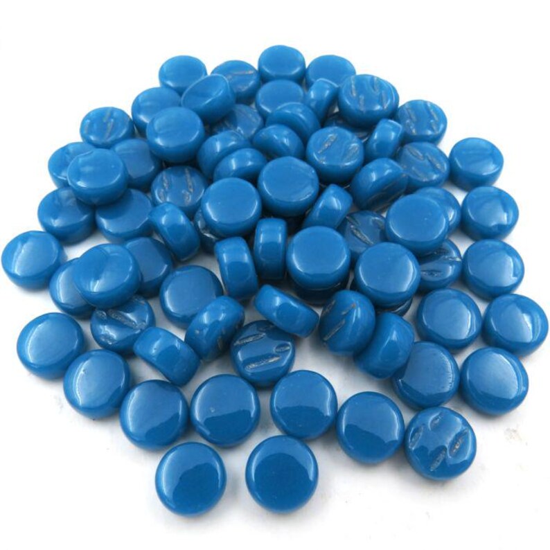 100 Mini Mosaic Tile Dots 8mm, Small Round Tiles, Round Mosaic Tiles ...