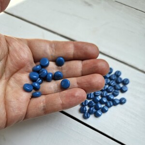 100 Mini Mosaic Tile Dots 8mm, Small Round Tiles, Round Mosaic Tiles ...