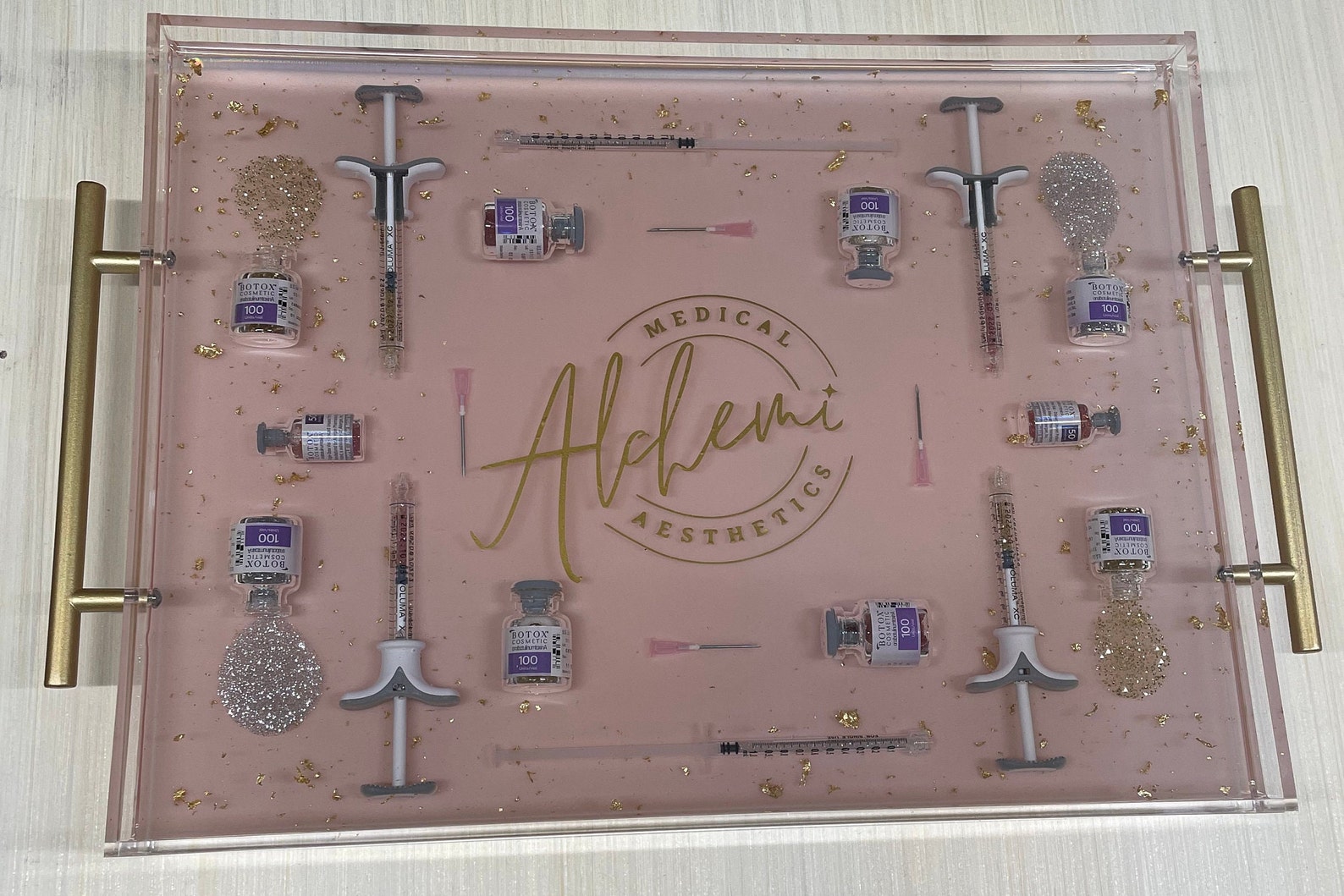 Aesthetic Tray Pink Custom Logo Aesthetics Nurse Botox - Etsy