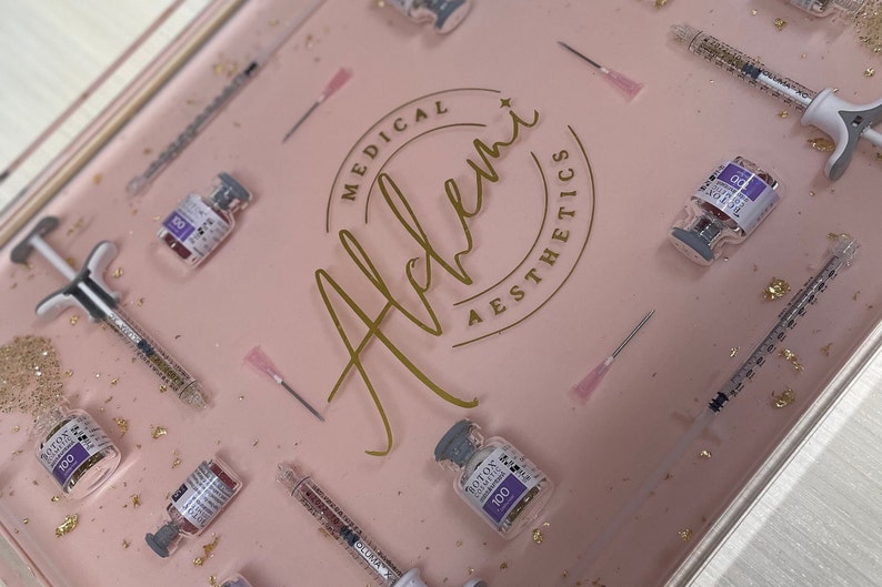 Aesthetic Tray Pink Custom Logo Aesthetics Nurse Botox - Etsy