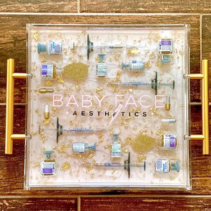 Aesthetic Tray, Pink, Custom Logo, Aesthetics Nurse, Botox, Fillers ...