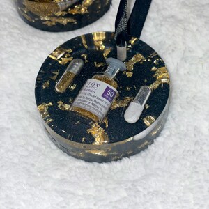 Botox Ornament, Christmas, Black, Gold, Holiday Nurse Gift, Glitter ...