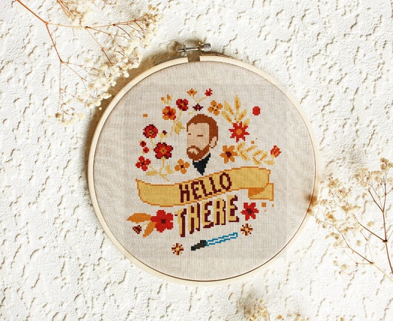 Hello There Cross Stitch Pattern PDF - Etsy