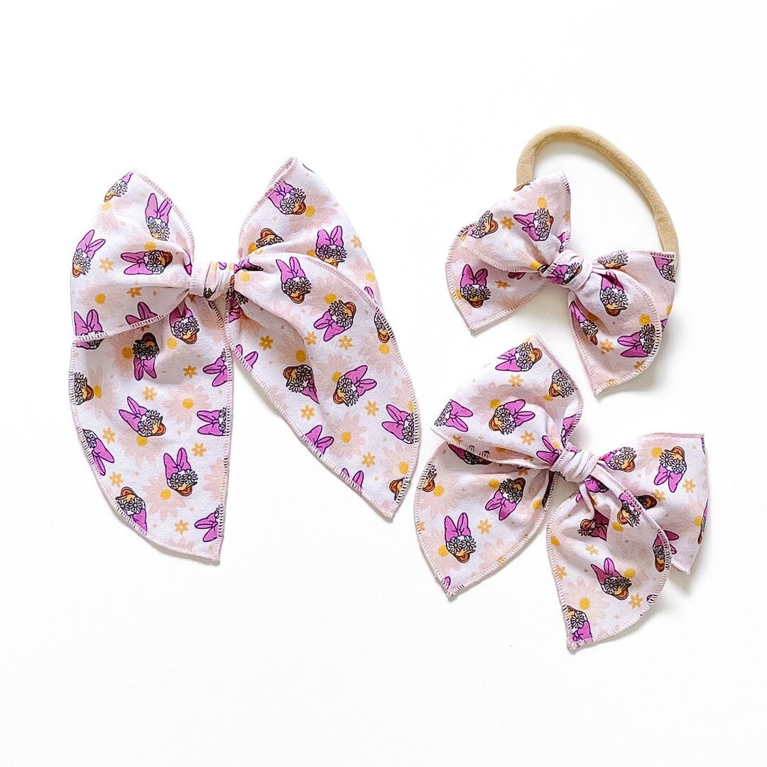 Daisy Duck Party Bow / Daisy Bow / Disney Bow / Baby Bow / Baby ...