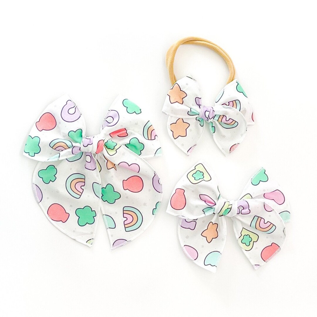 Sir Charms Party Bow / St. Patricks Day Bow / Baby Bow / Baby Headband ...