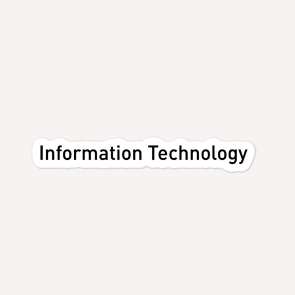 Information Technology Stickers - Etsy