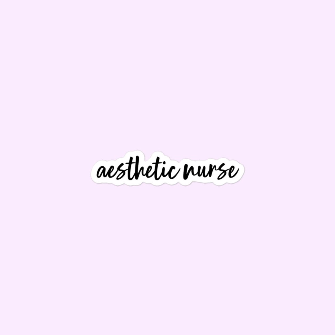 Aesthetic Nurse Sticker Nurse Injector Cosmetic Nurse - Etsy