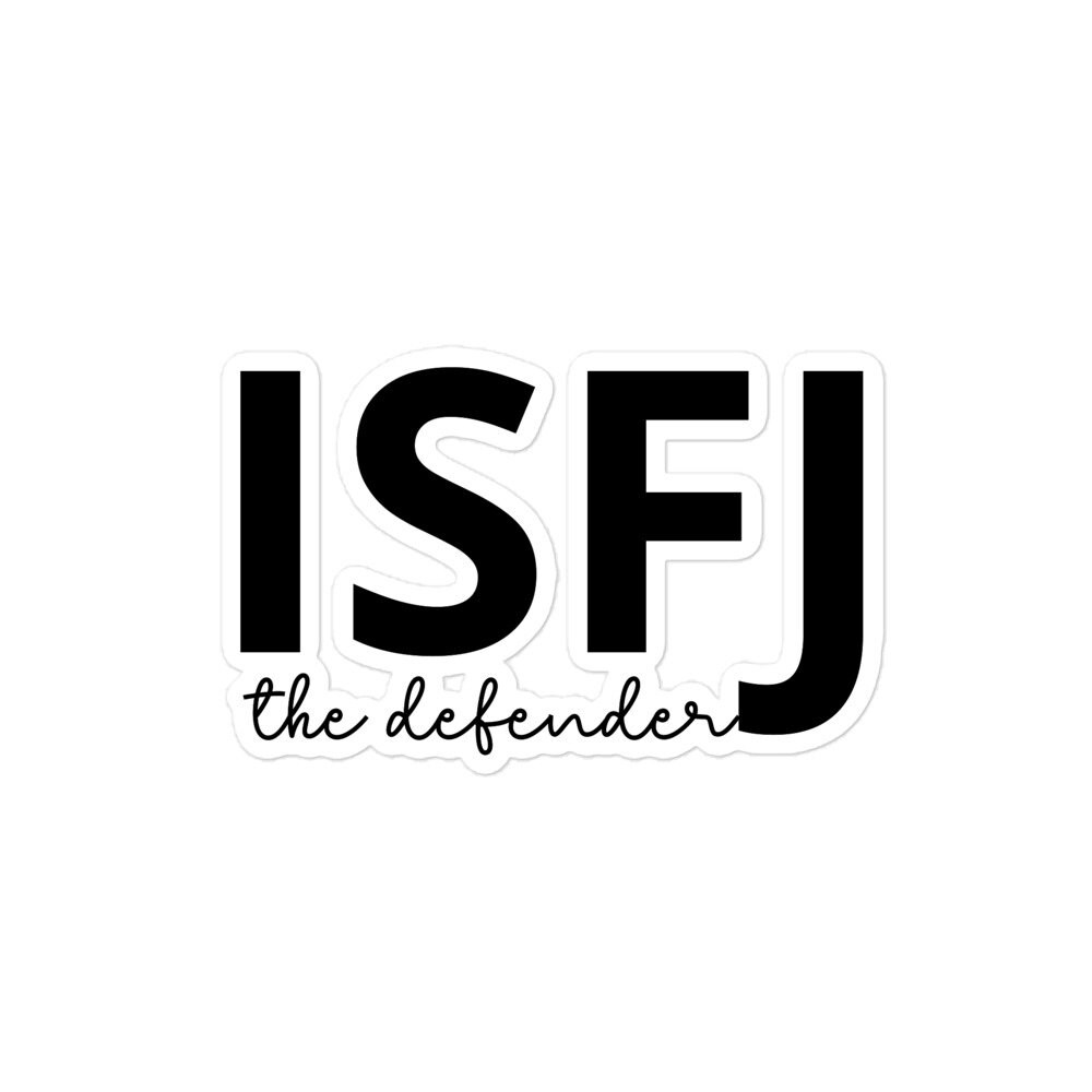 ISFJ the Defender Personality Type Psychology Bubble-free Stickers ...