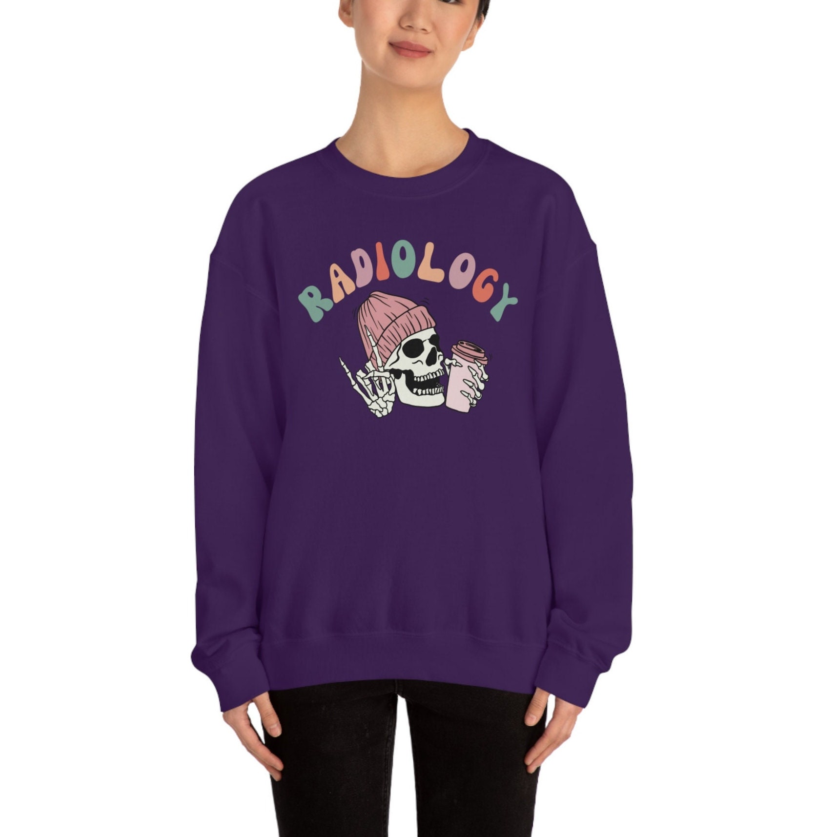 Radiology, Cute Skeleton, Radiologist, Xray Imaging, Unisex Heavy Blend ...