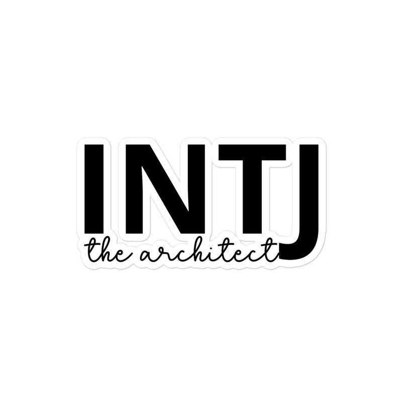 INTJ the Architect Personality Type Psychology Bubble-free - Etsy