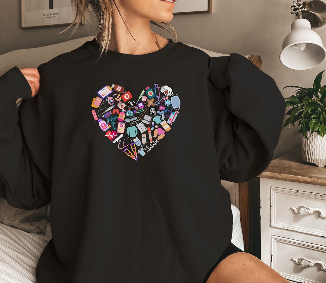 Healthcare Heart, Medical, Hospital, Nurse, Physician, PA Unisex Heavy ...