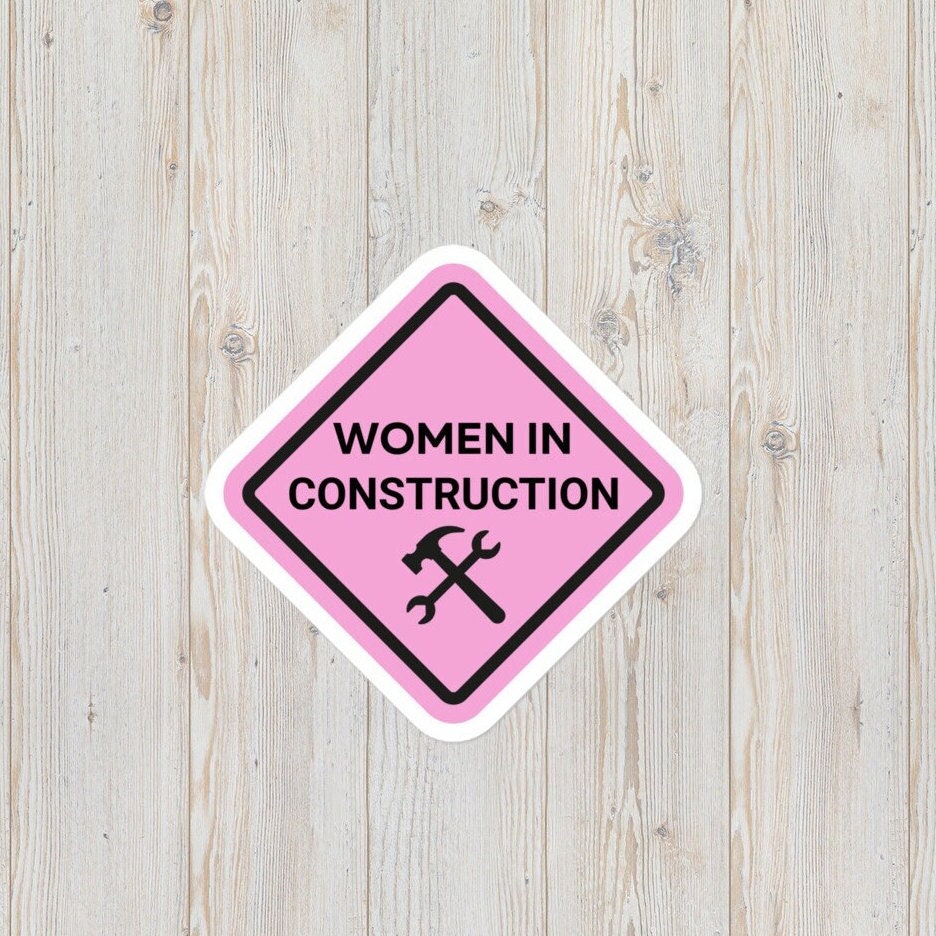 Pink Under Construction Sign