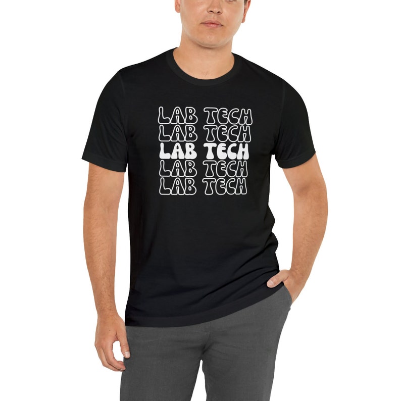 Lab Tech Bubble Letters Laboratory Unisex Jersey Short - Etsy
