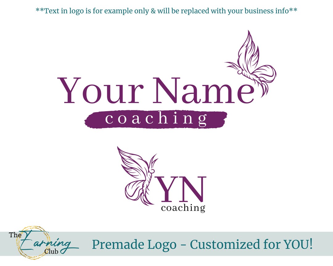 Coaching Branding Set, 3 Logo Designs + Brand Board, Color Palette ...