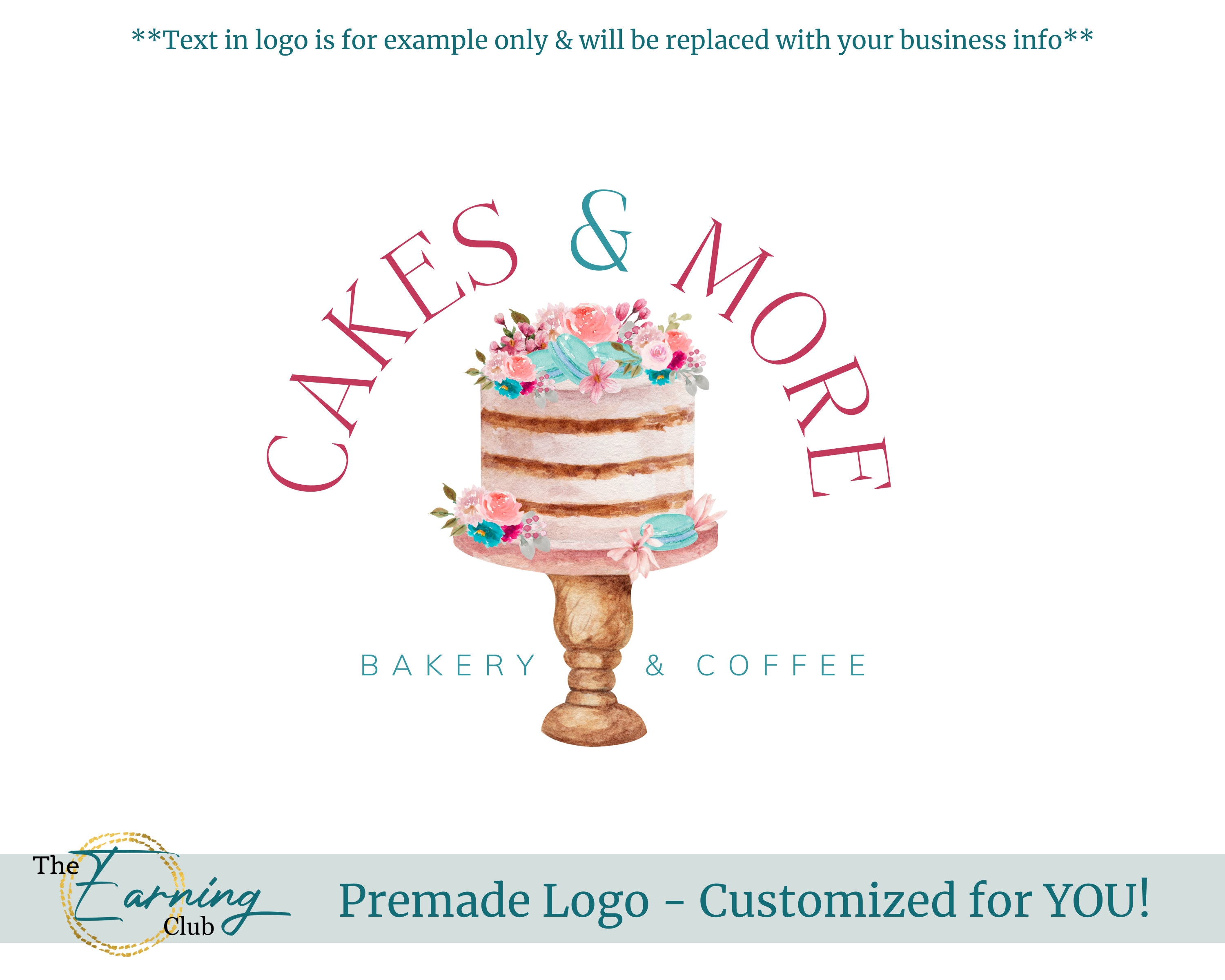 Bakery Branding Set, 3 Logo Designs + Brand Board, Color Palette & Font ...