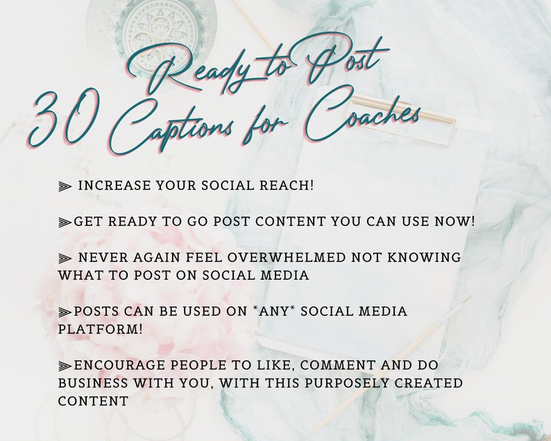 30 Social Media Posts Done for Coaches! Share Positivity, Motivation ...