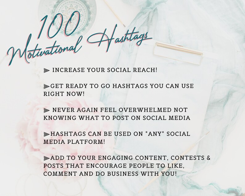 100 Motivational Hashtags to Help You Scale Your Business! Perfect for ...