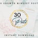 30 Growth Mindset Social Posts Done for You! Share Positivity ...