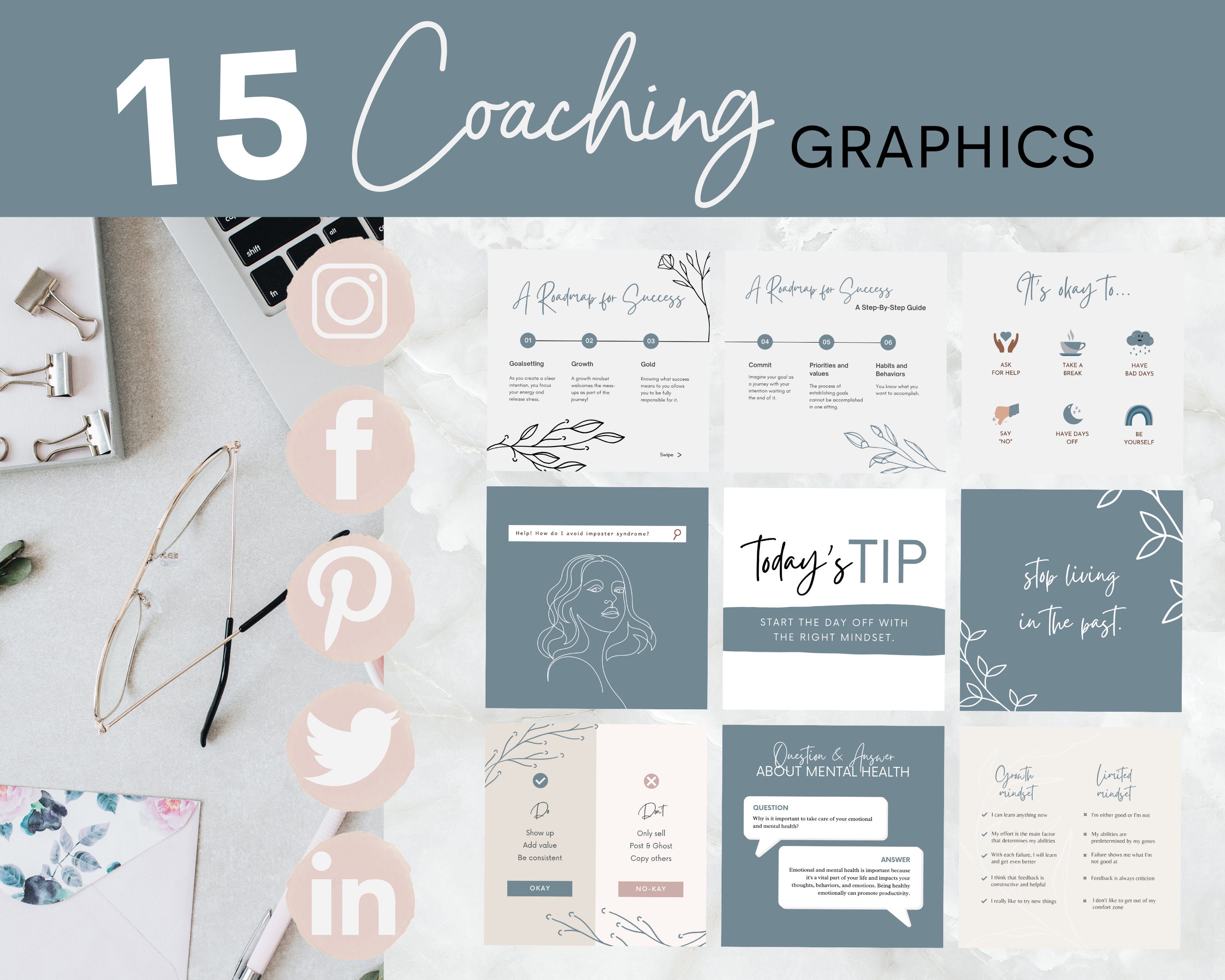 15 Coaching Graphics to Inspire Engagement Done for You! Perfect for ...