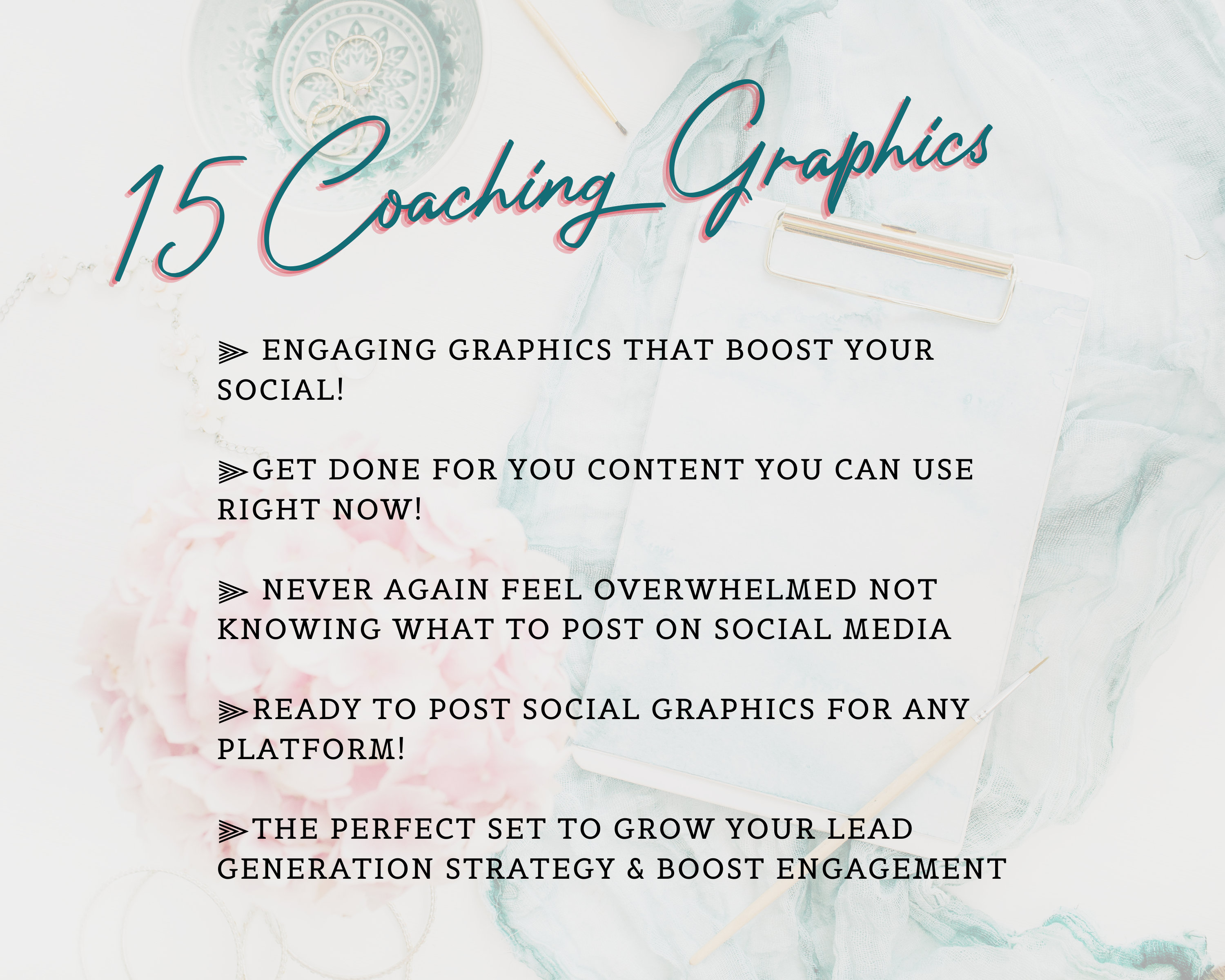 15 Coaching Graphics to Inspire Engagement Done for You! Perfect for ...