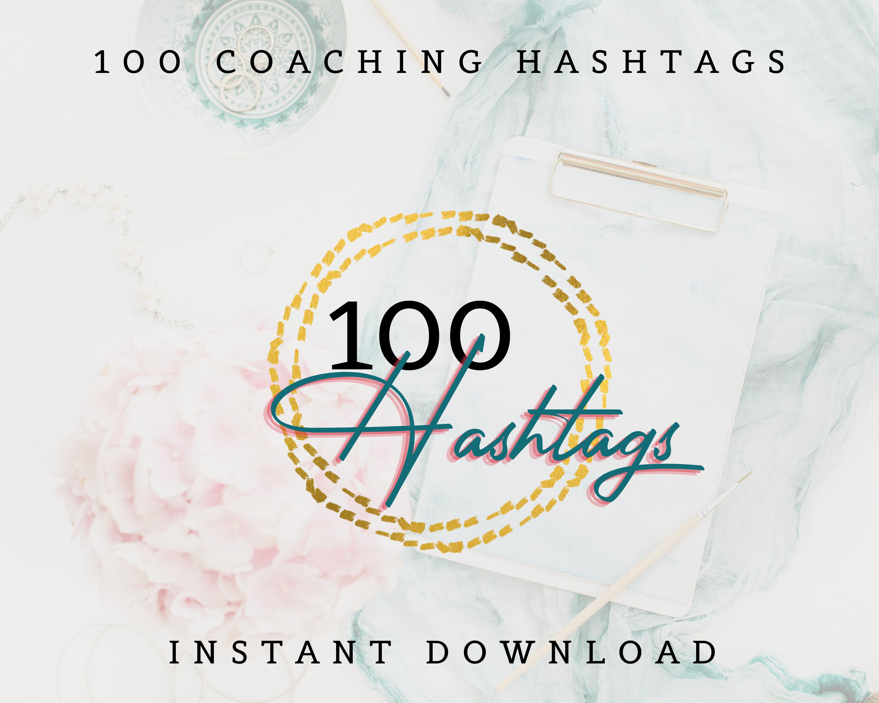 100 Coaching Hashtags to Increase Your Reach - Etsy