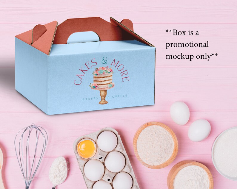 Bakery Branding Set, 3 Logo Designs + Brand Board, Color Palette & Font ...