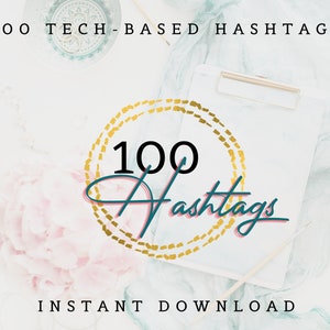 100 Technology Hashtags to Increase Your Reach, Tech, IT, Tech Based ...