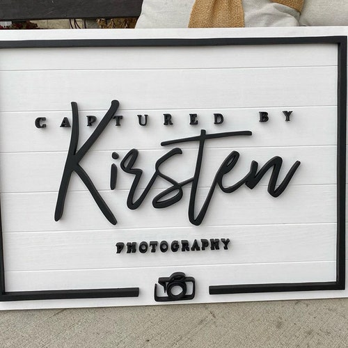 Custom 3D Logo Sign Small Business Sign Craft Show Sign | Etsy