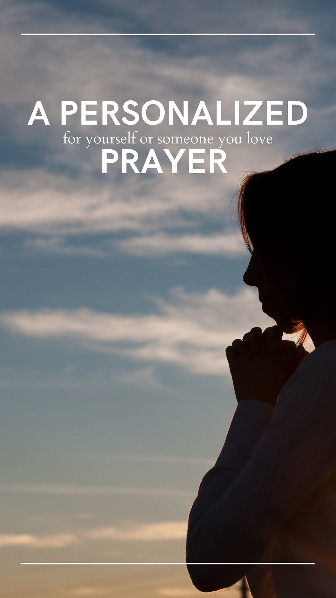 Personalized Prayer for Yourself or Someone You Love - Etsy